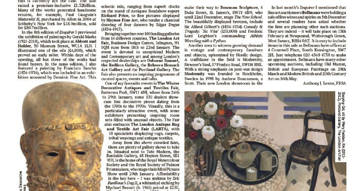 Mary Fedden - Press | Portland Gallery